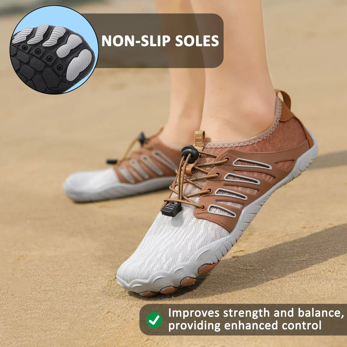Outdoor Beach Shoes Five-finger Swimming/Diving/Wading/River Tracking ...