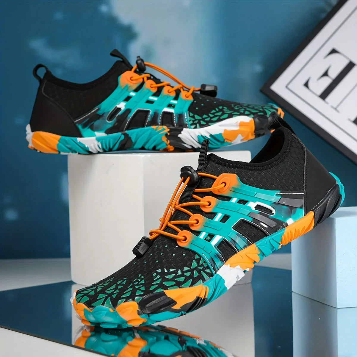 Water Shoes Breathable Quick Dry Non-Slip Summer Beach Barefoot Shoes ...