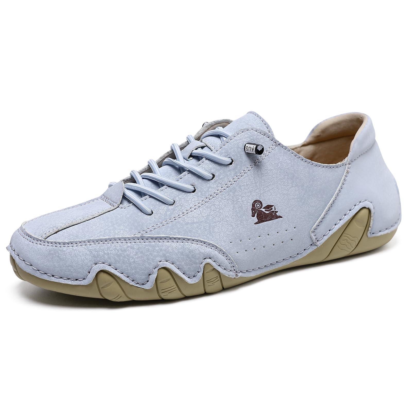 Kaegreel Handmade Beck Shoes Waterproof Leather Sneakers Non-Slip ...