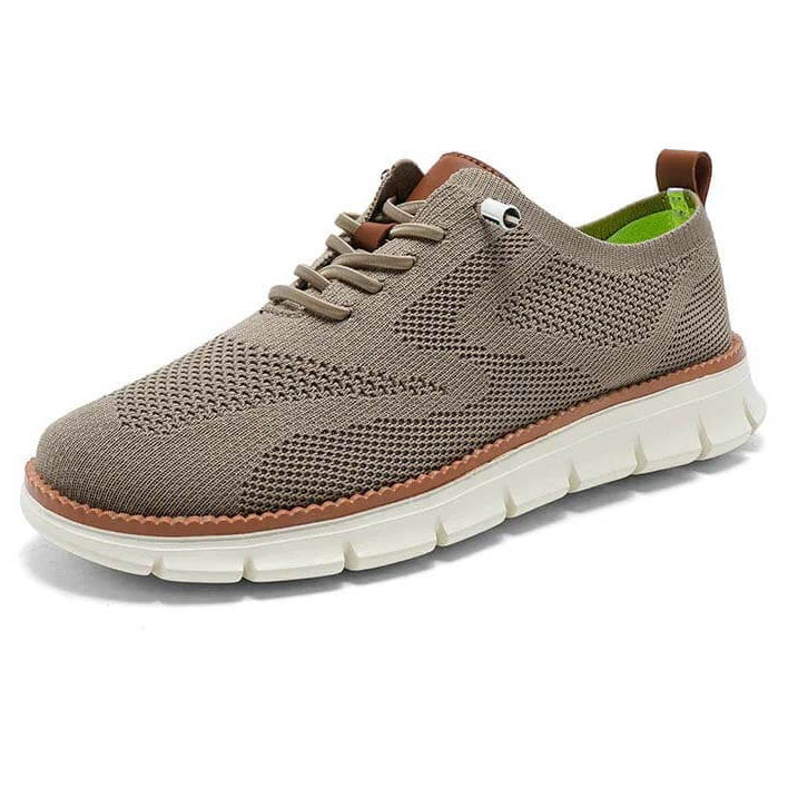 Men's Women's Lightweight Lace-up Casual Breathable Flying Woven Loafe ...